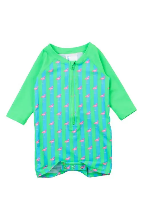 RUGGEDBUTTS Flamingo Print Rashguard