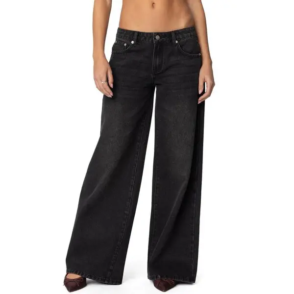 EDIKTED Vyxen Wide Leg Jeans
