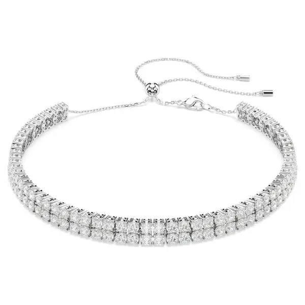 SWAROVSKI Matrix Tennis Choker - White