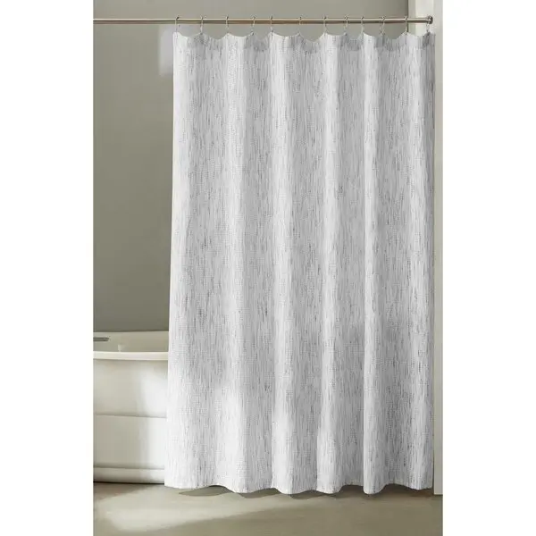 CALVIN KLEIN HOME Speckled Waffle Shower Curtain