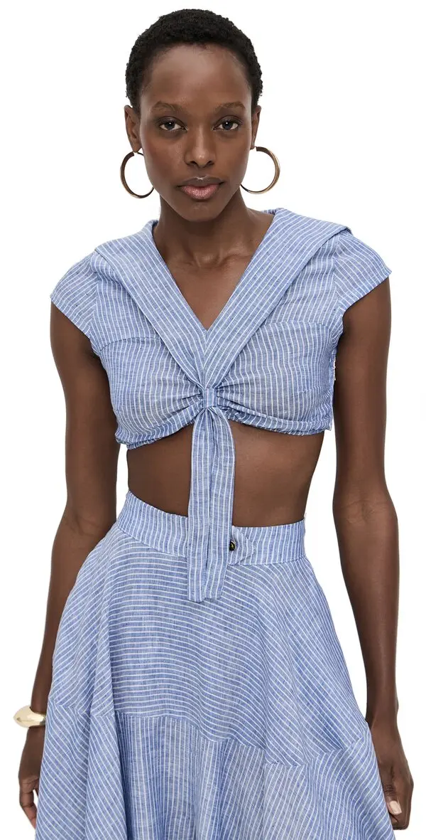 HOUSE OF AAMA Azaka Crop Top