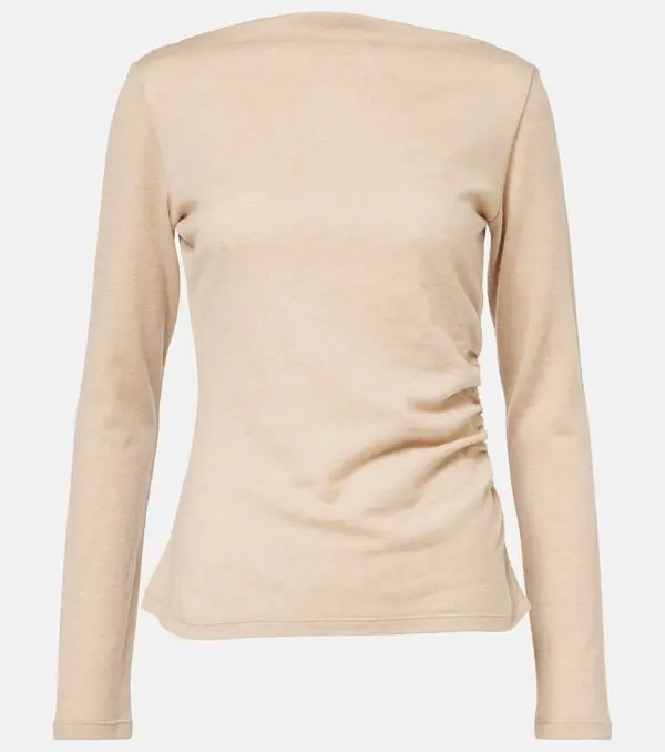 Max Mara Cashmere-blend Top - Beige