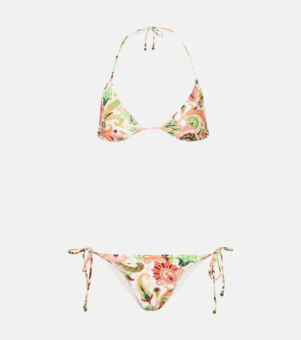 Etro Paisley Two-piece Bikini Set - Multicoloured