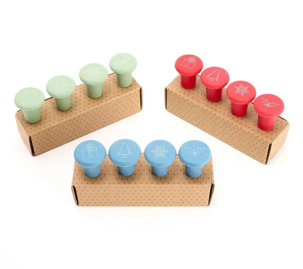 HENNING LEE Set Of 4-piece Bottle Stoppers