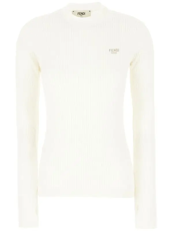 Fendi Embroidered-logo Sweater