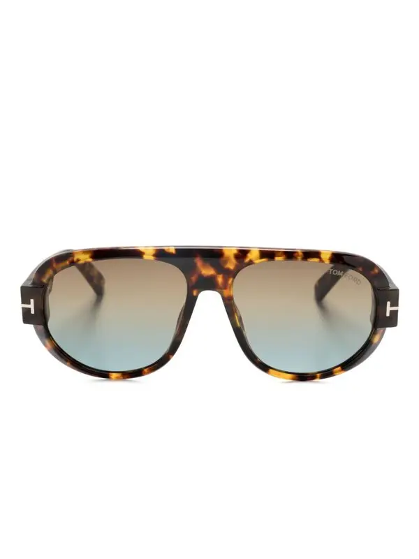 TOM FORD Blake Pilot-frame Sunglasses