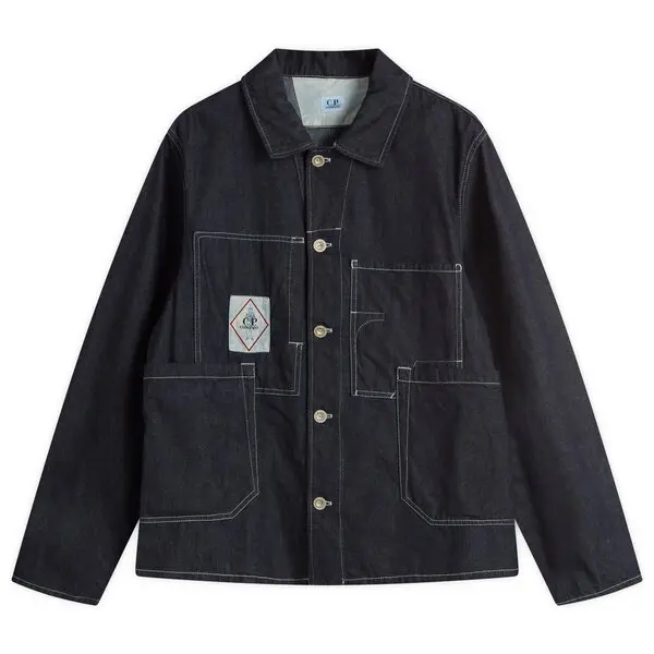 C.P. COMPANY 3/1 Chore Jacket - Denim