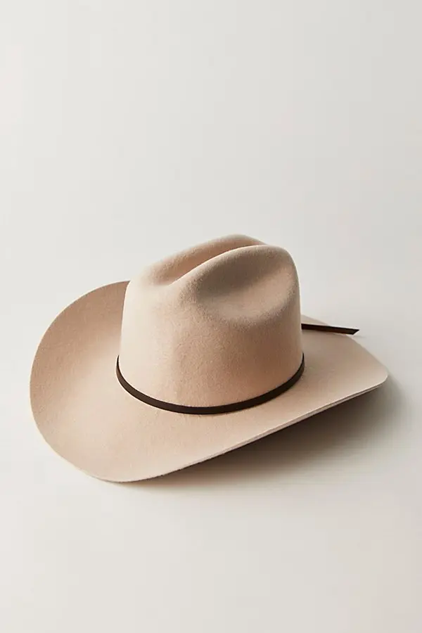 MADE BY MINGA Karina Wool Cowboy Hat - Taupe