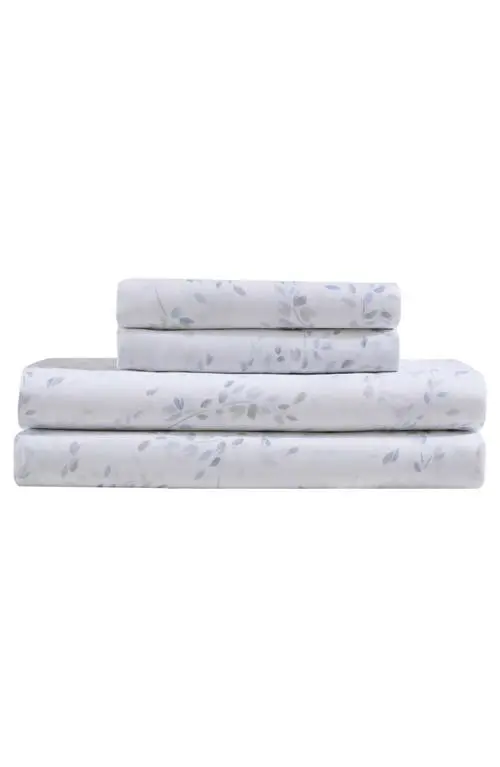 CALVIN KLEIN HOME Airy Botanical Cotton Sateen Sheet Set