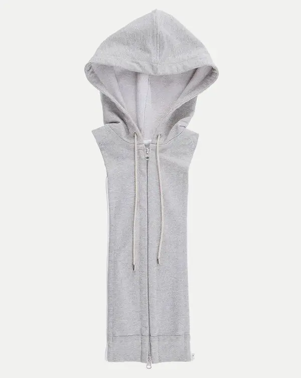 Veronica Beard Hoodie Dickey - Heather Grey