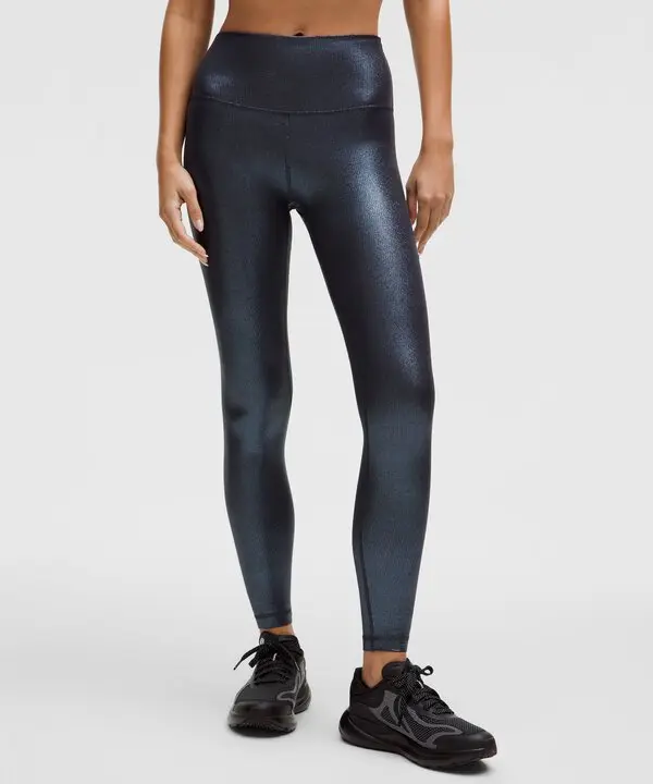 Lululemon Align™ High-rise Ribbed Pant 28 - Radiate Foil Print Black Night