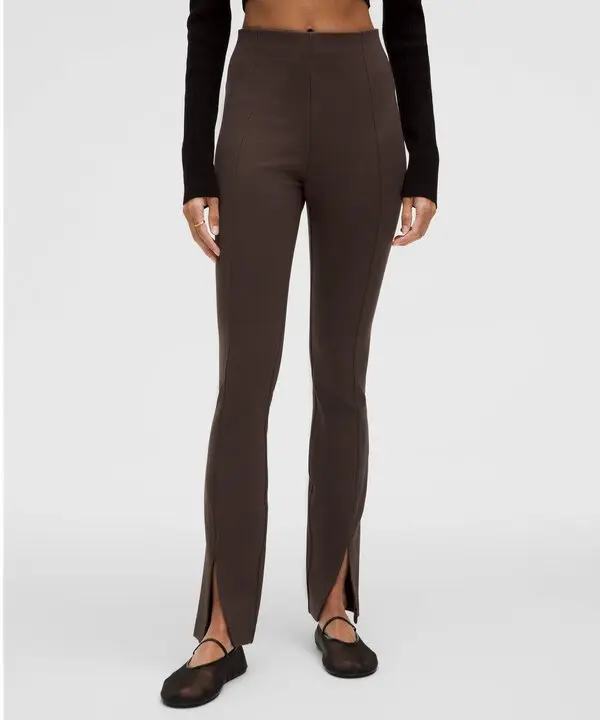 Lululemon Stretch Knit High-rise Pull-on Pant - Espresso