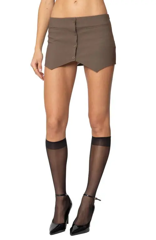 EDIKTED Ellis Buttoned Up Mini Skort