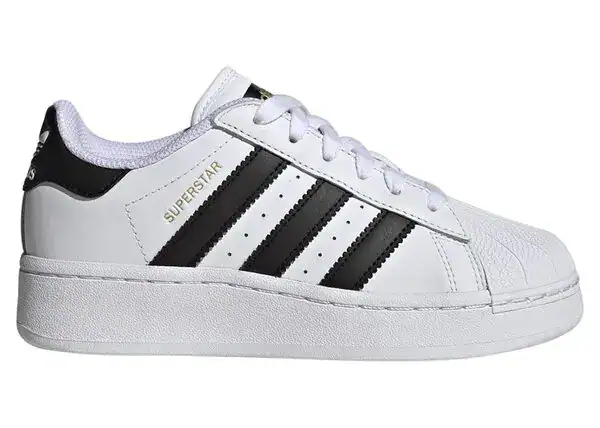 Adidas Superstar Xlg Sneakers - Cloud White/Core Black/Gold Metallic |  Editorialist