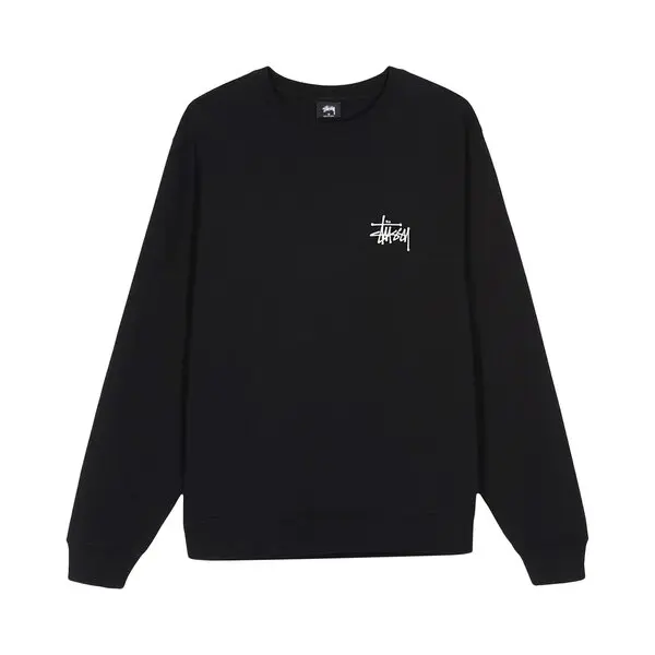 StÜssy Basic Crew - Black