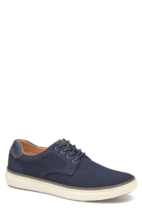 Johnston & Murphy Mcguffey 2 Plain Toe Knit Derby - Navy Knit