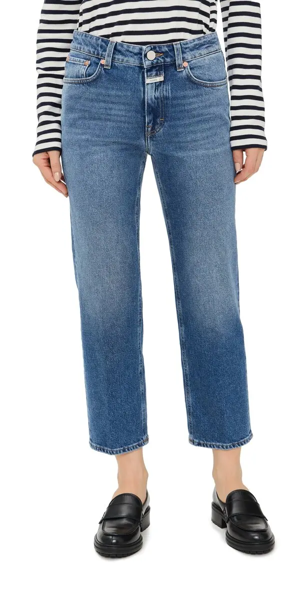 Closed Milo Straight Leg Jeans - Mid Blue