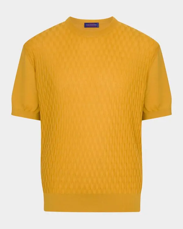 Stefano Ricci Cashmere Crewneck Pullover - Gold