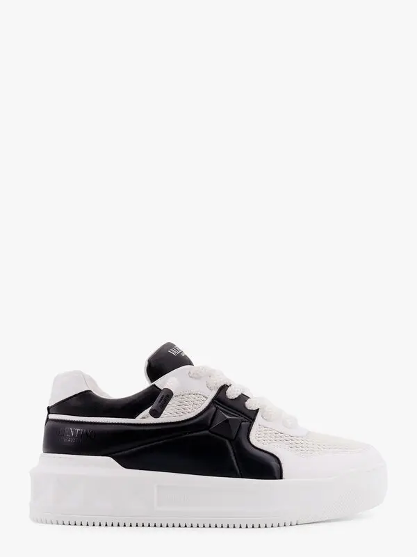 Valentino Garavani One Stud Leather Sneakers - White