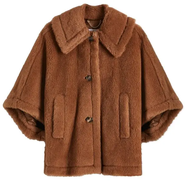 Max Mara Tenebre Teddy Gilet - Camel