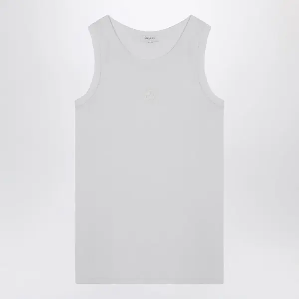 Alexander McQueen Alexander Mc Queen Cotton Tank Top - White
