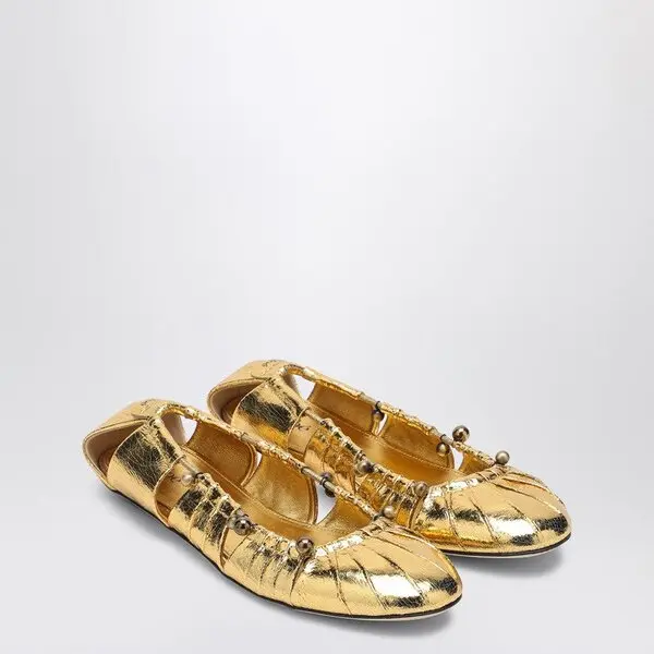 Chloé Lic Gold Ballerina