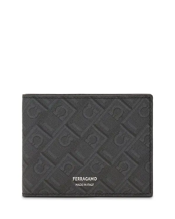 FERRAGAMO Monogram Wallet - Nero