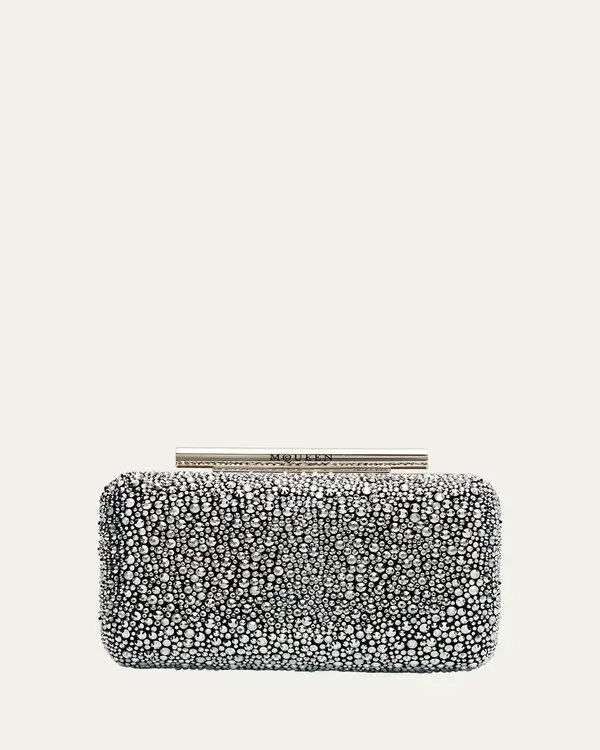 Alexander McQueen T-bar Clutch Bag - Black