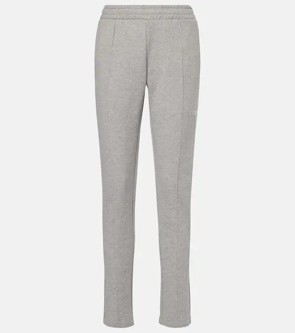 Attico Cotton Fleece Sweatpants - Grey