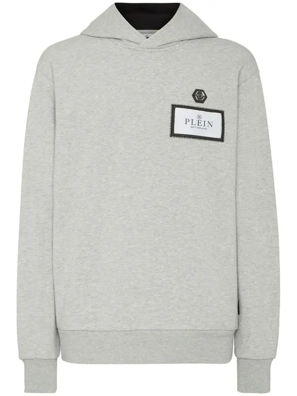 Philipp Plein Appliqué Hooded Sweatshirt