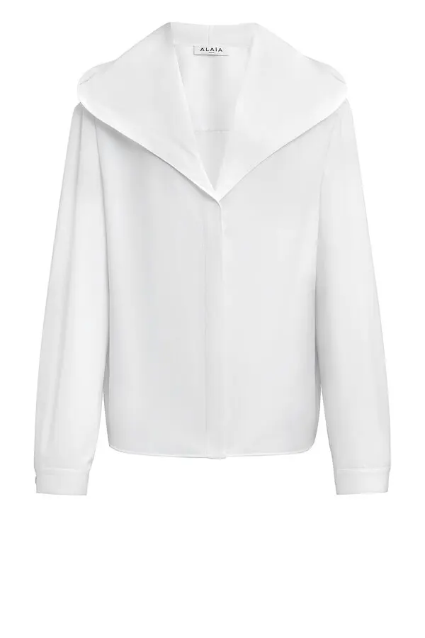 Alaïa Hooded Long Sleeve Top