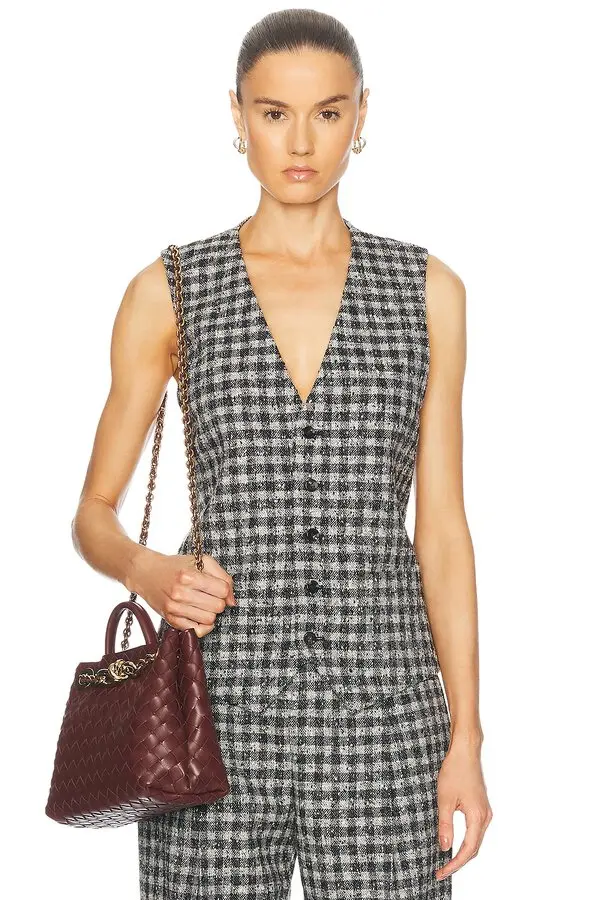 Bottega Veneta Wool Vest Top