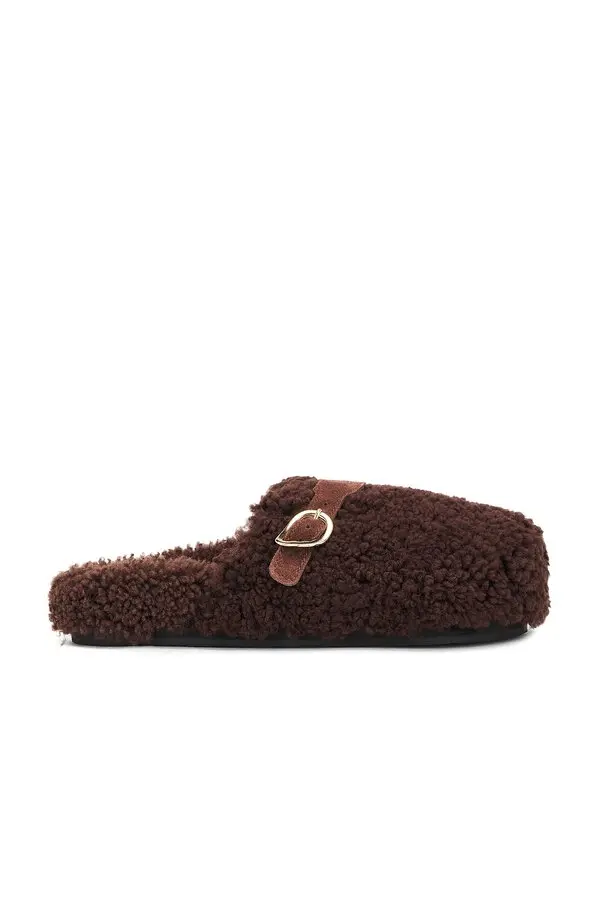 ANCIENT GREEK SANDALS Vasilitsa Shearling Slides