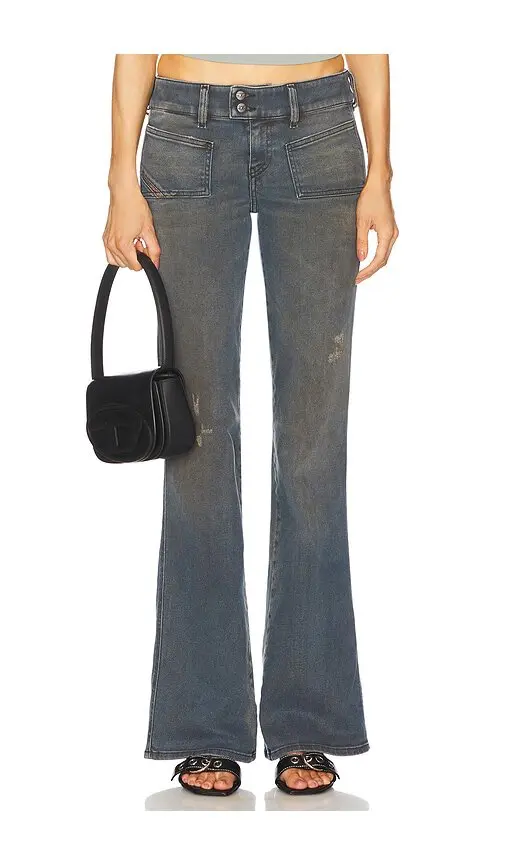 Diesel Hush Flare Jeans - Denim
