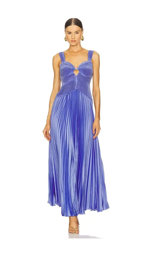 AMUR Alaia Pleated Gown