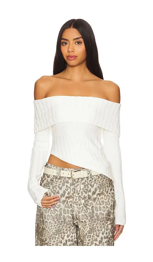 Superdown Regina Off Shoulder Sweater