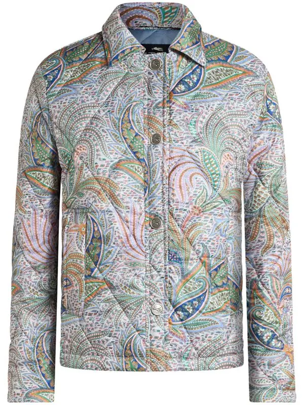 Etro Printed Quilted Jacket