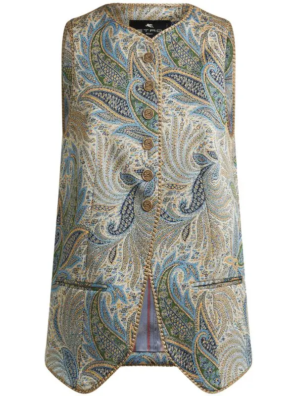 Etro Jacquarded Waistcoat