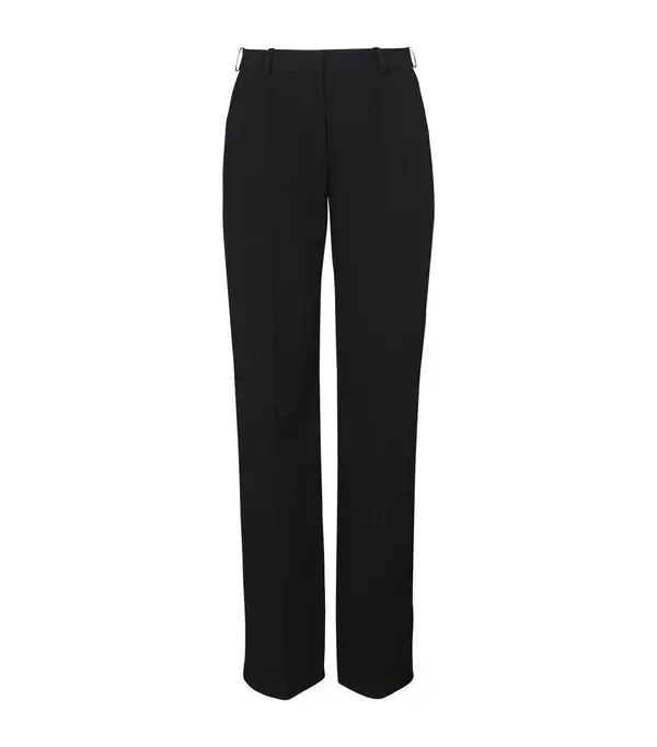 Balmain Wool Grain De Poudre Trousers