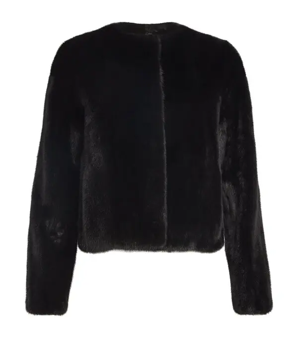 YVES SALOMON Long-haired Mink Jacket