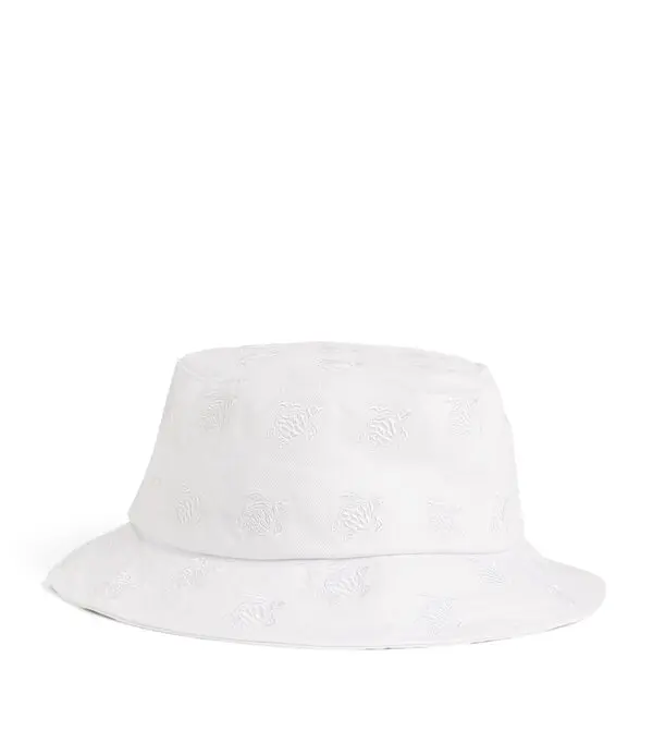 Vilebrequin Embroidered Bucket Hat - White