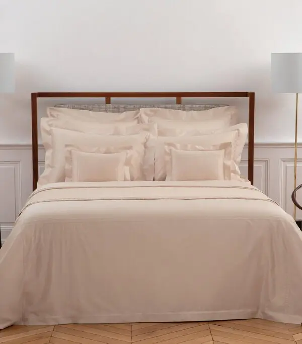 YVES DELORME COUTURE Adagio Double Duvet Cover - Beige