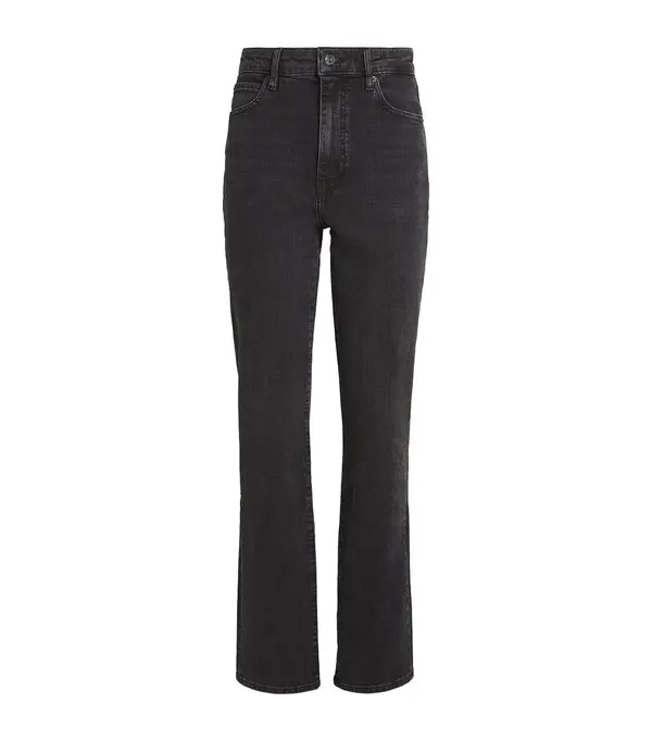 FRAME The Ruler Straight-leg Jeans - Black
