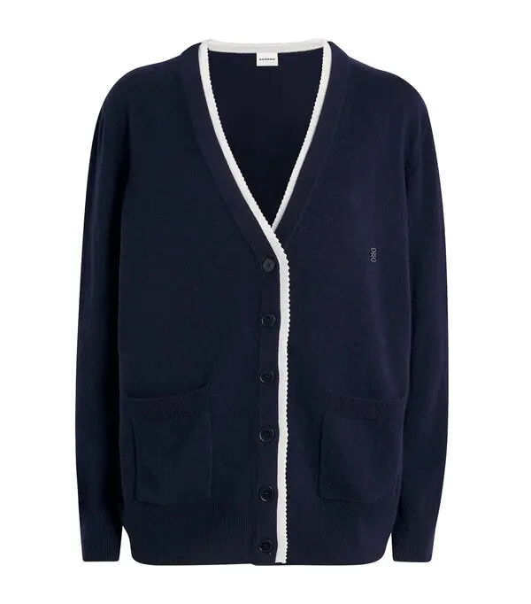 Sandro Wool-cashmere Cardigan - Blue
