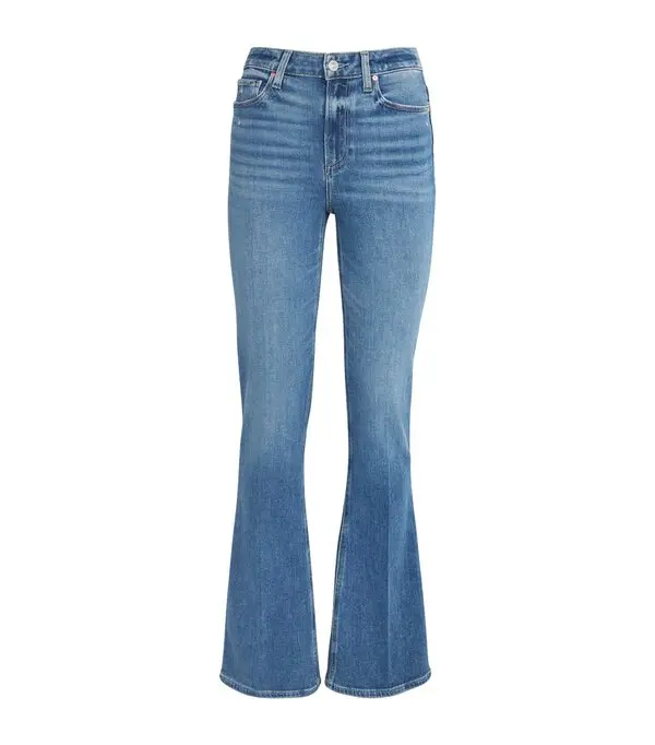 Paige High-rise Flare Jeans - Blue
