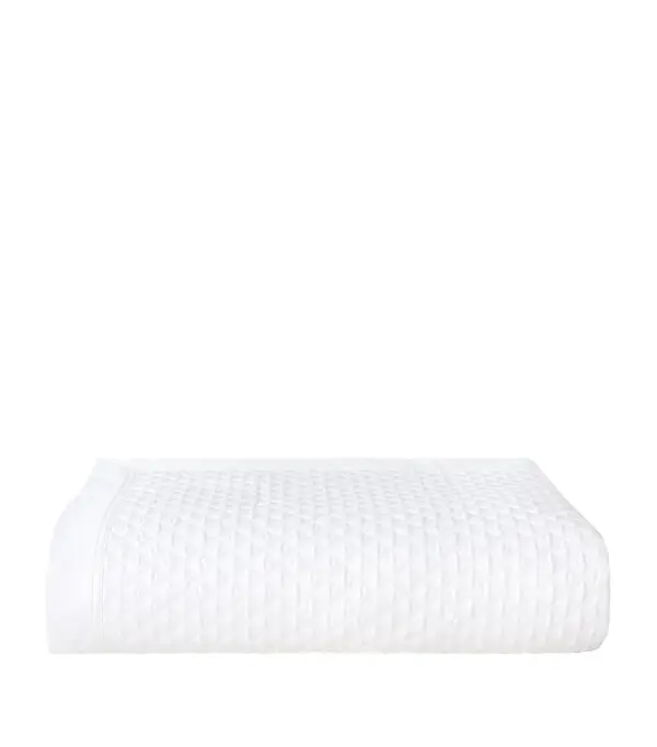 YVES DELORME COUTURE Cotton Adagio Emperor Bedspread - White