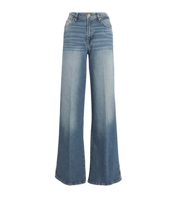 7 For All Mankind Luxe Vintage Lotta Flared Jeans - Blue