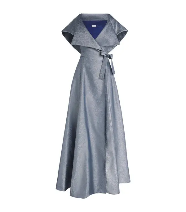 Alexis Mabille Lamé Collared Gown