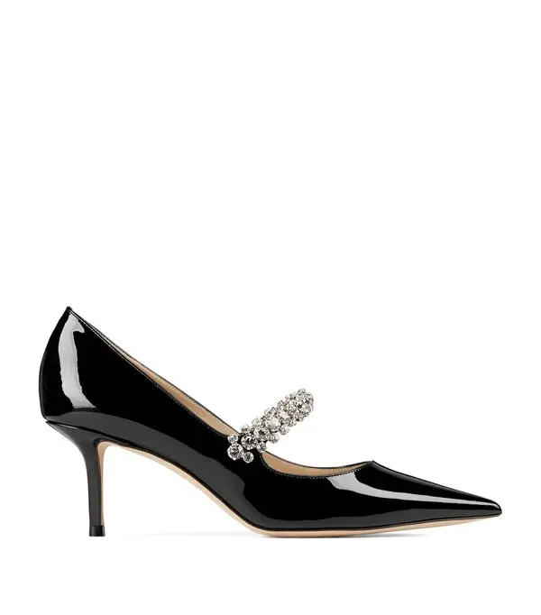 JIMMY CHOO Bing 65 Leather Pumps - Black