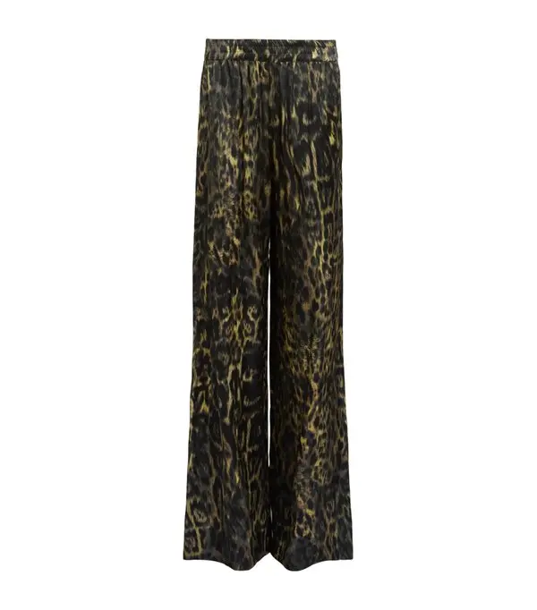 All Saints Printed Charli Trousers - Brown